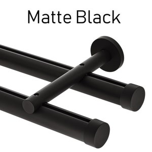 Aria® Traverse Double Curtain Rod 1 3/8 Inch Diameter, Various Colors ...