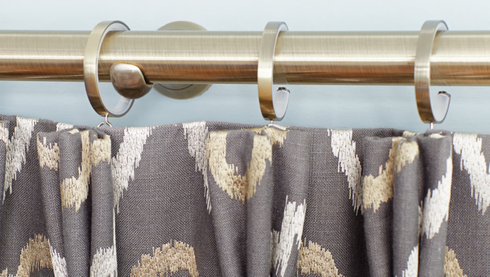 Aria® 12 Foot Curtain Rod 1 3/8 Inch Diameter, Various Colors - Etsy