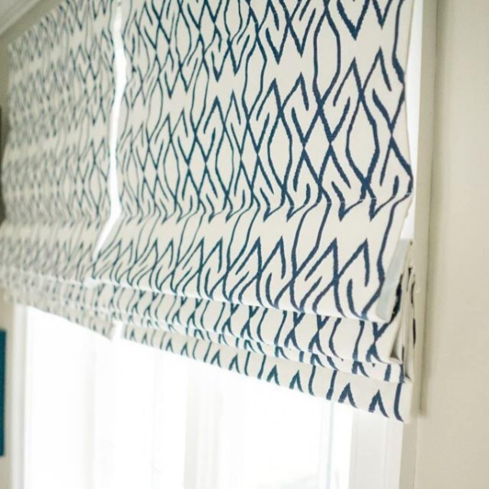 Classic/flat Roman Shade/ Custom Roman Shade/ Cordless Roman Shades ...