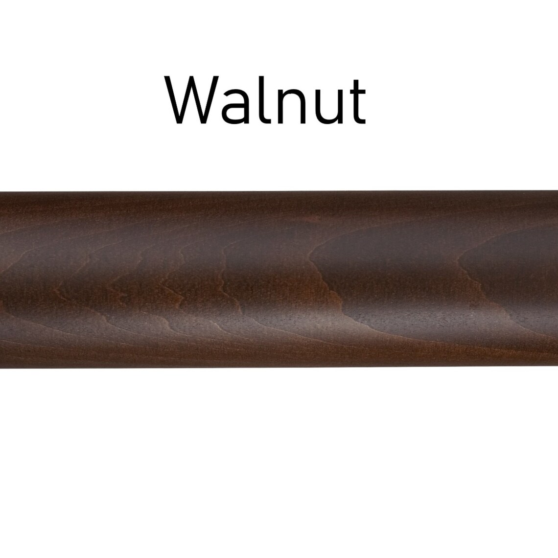 Finestra® Wood Curtain Rod 1 3/8 Inch Diameter, Various Colors - Etsy