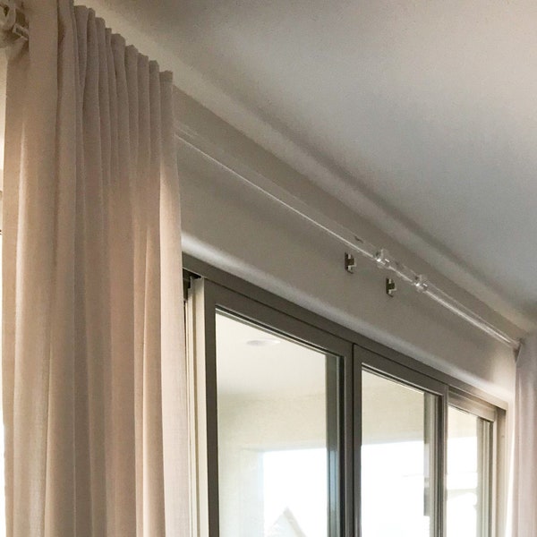 Acrylic Curtain Rod - Etsy