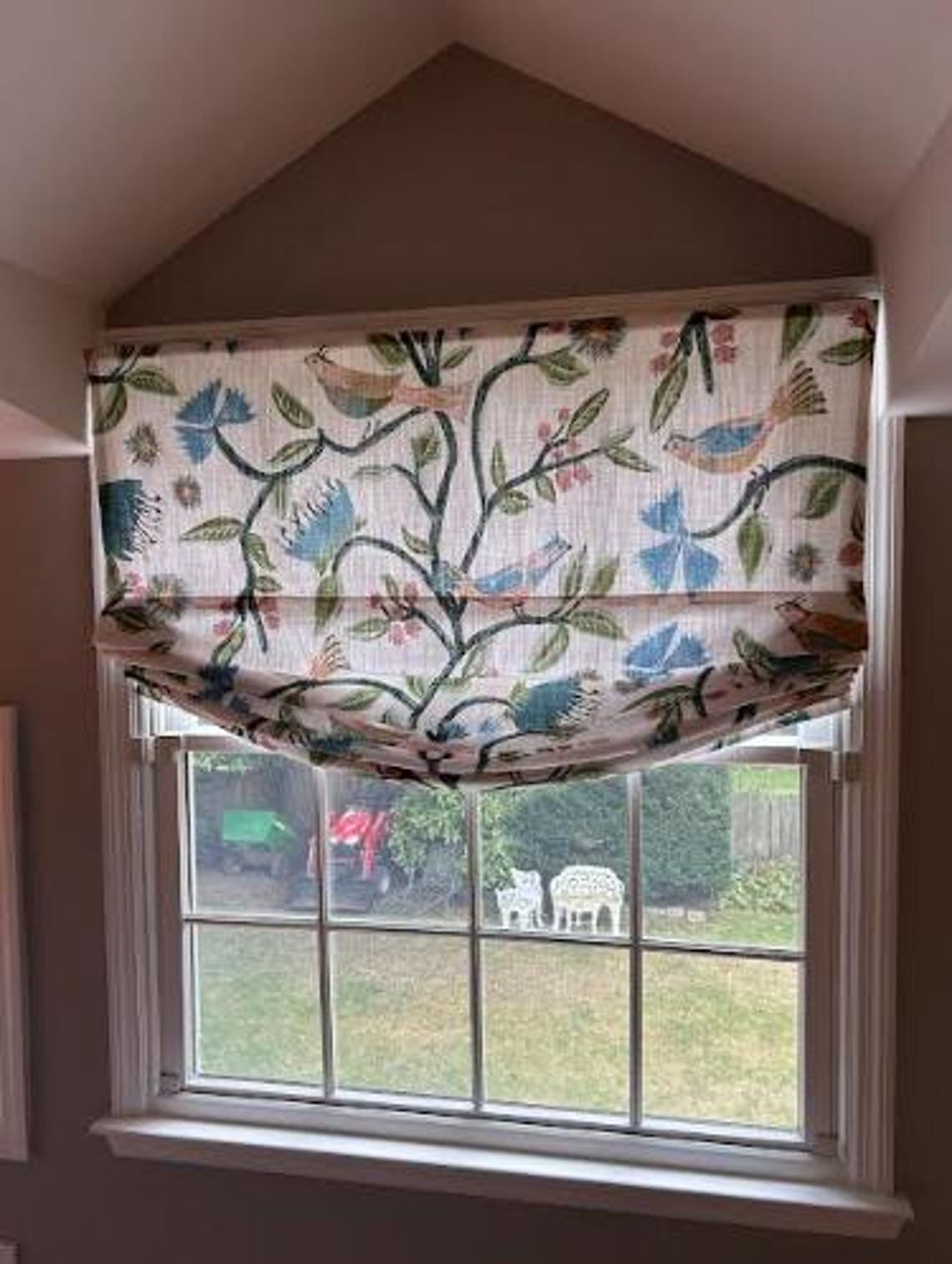 Relaxed Faux Roman Shades Custom Made - Etsy