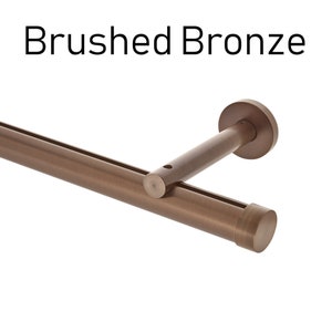 Aria® Traverse Curtain Rod 1 3/8 Inch Diameter, Various Colors - Etsy