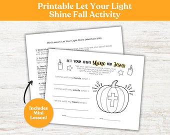 Pumpkin Prayer Activity, Christian Halloween Kids Activity, Fall Sunday ...
