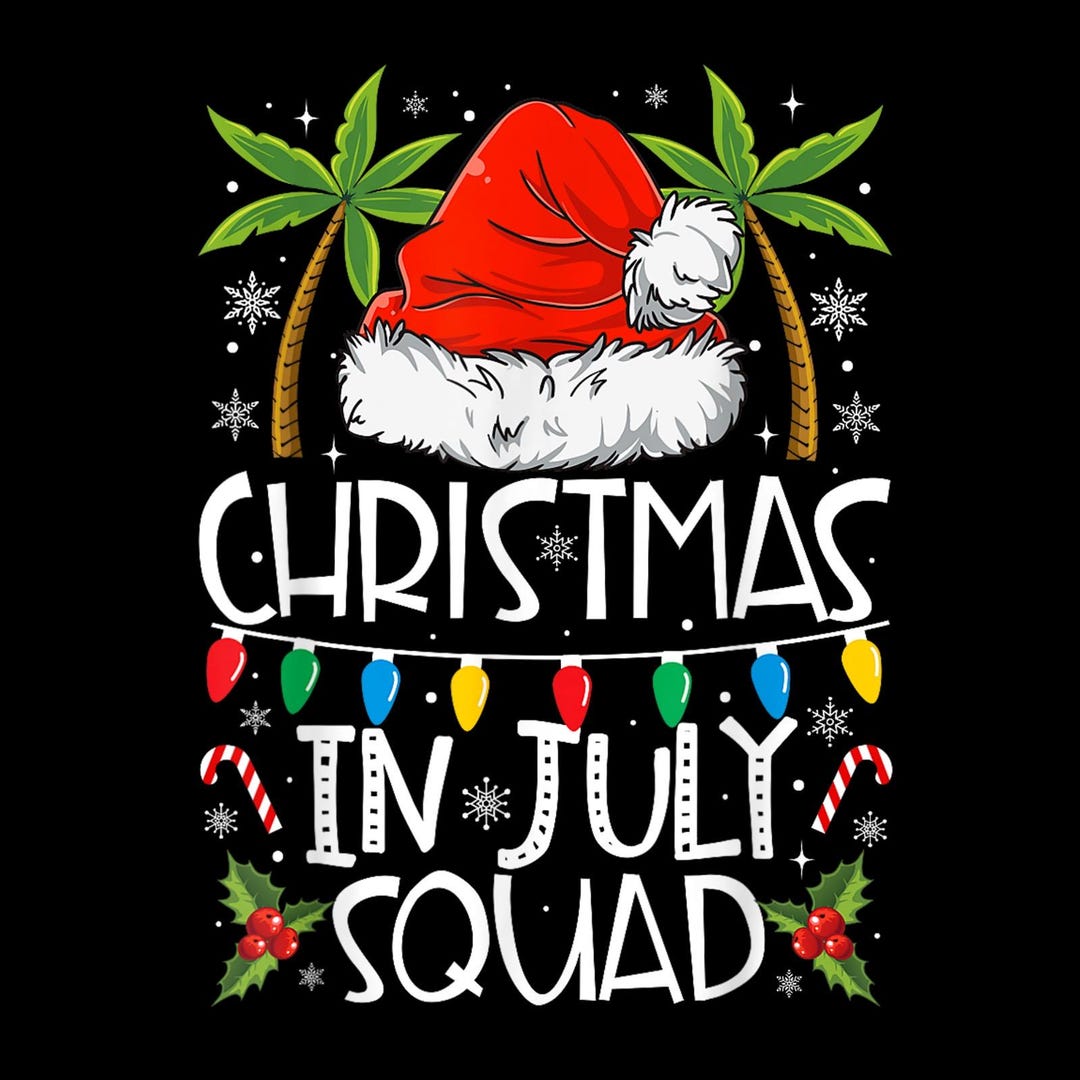 Christmas in July Squad PNG, Summer Beach Party (digital Download) - Etsy