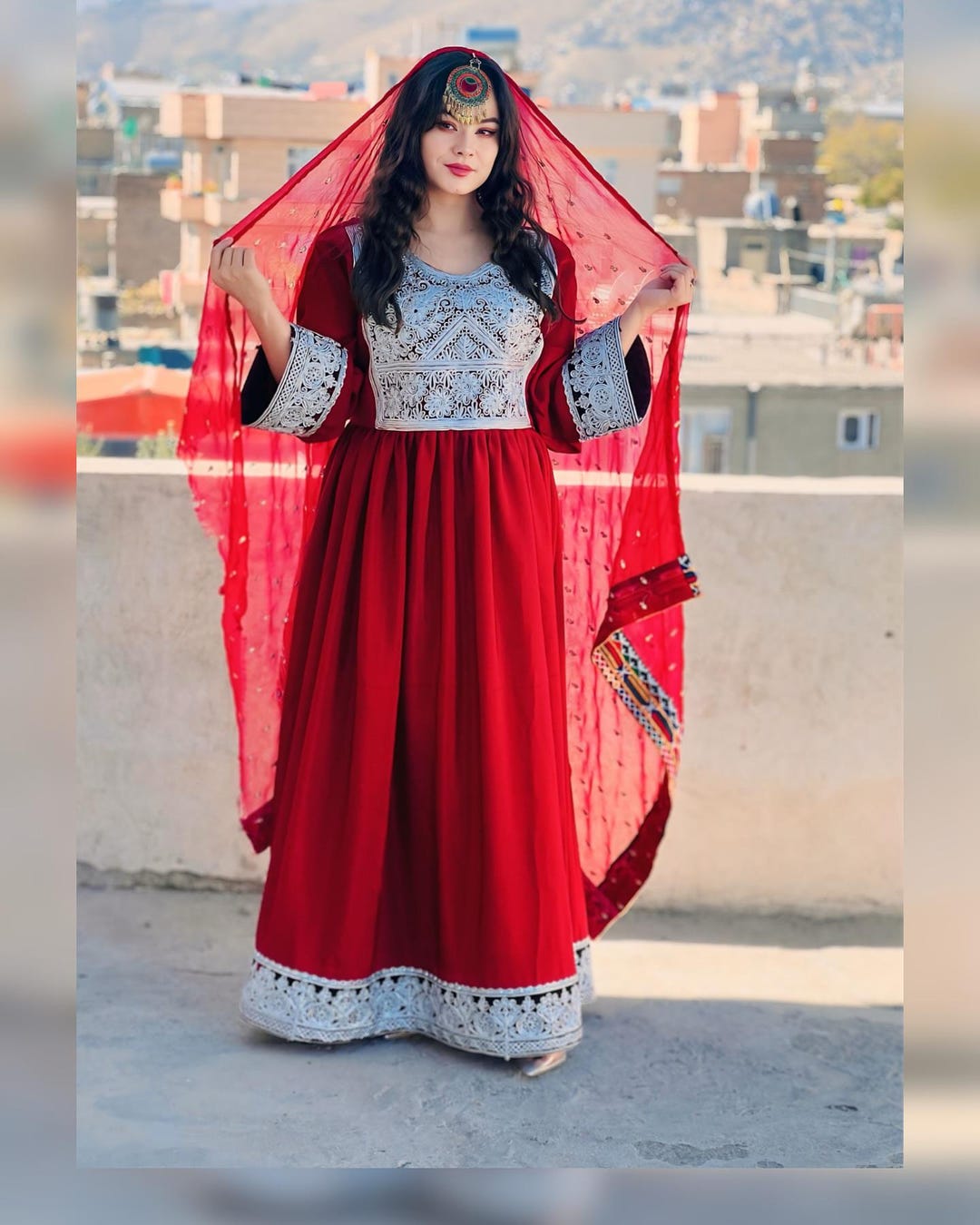 Traditional Afghan Wedding Dress – Elegant Cultural Bridal Attire - Etsy