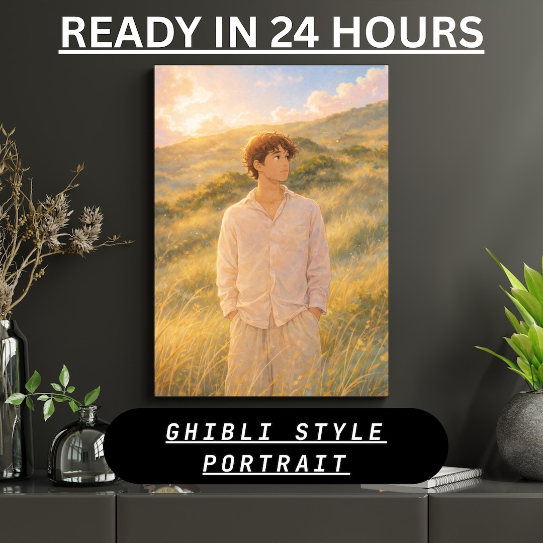 Custom Anime-style Portrait From Photo (digital Download) - Etsy