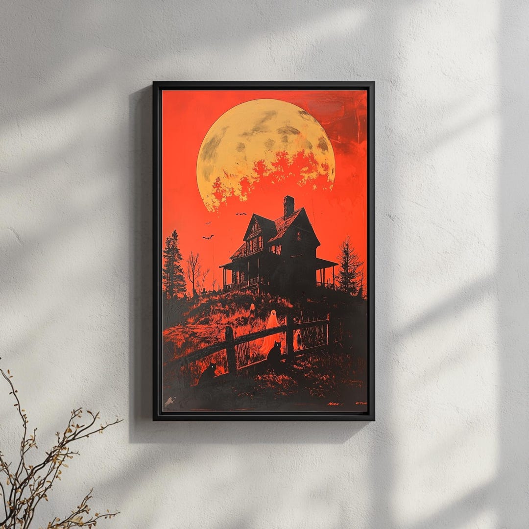 03 Andy Warhol Inspired Halloween Castle Art Print Digital Download Pop ...
