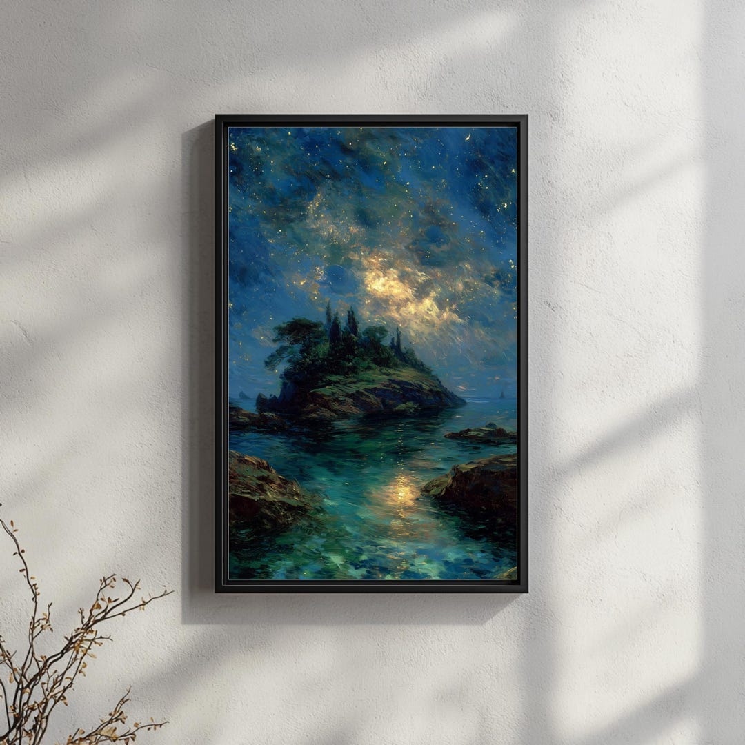 48 Claude Monet Celestial Flying Island With Cosmic Turtle Soft ...