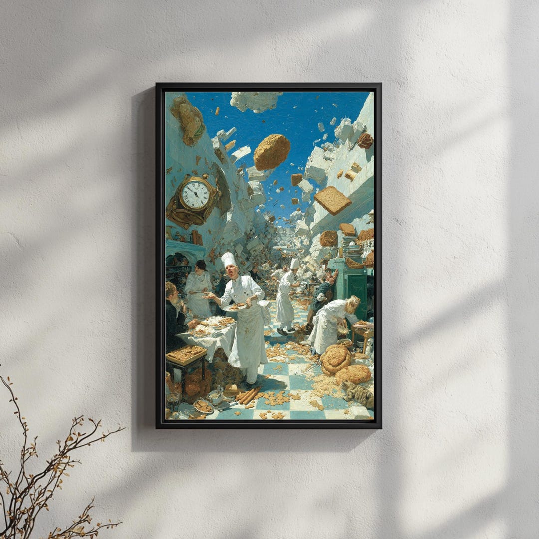 36 Salvador Dalí Dream Sequence Kitchen With A Elongated Chef and A ...