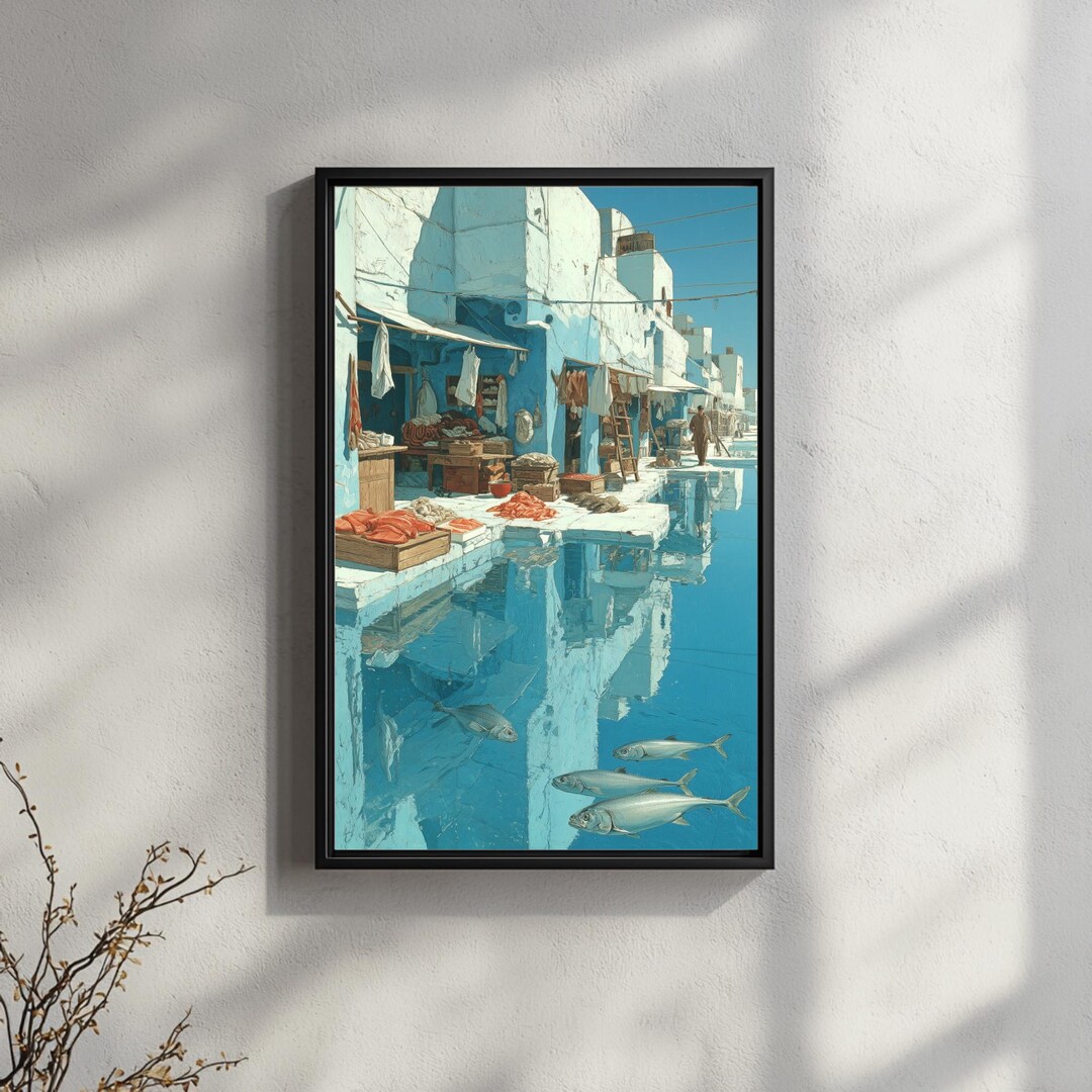 57 Salvador Dalí Fish Market Surreal Vendors Whimsical Dream Scene ...