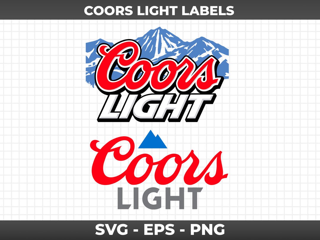 Coors Light / Graphic, Logo, SVG,PNG,EPS Cut Files, Cricut, Silhouette ...
