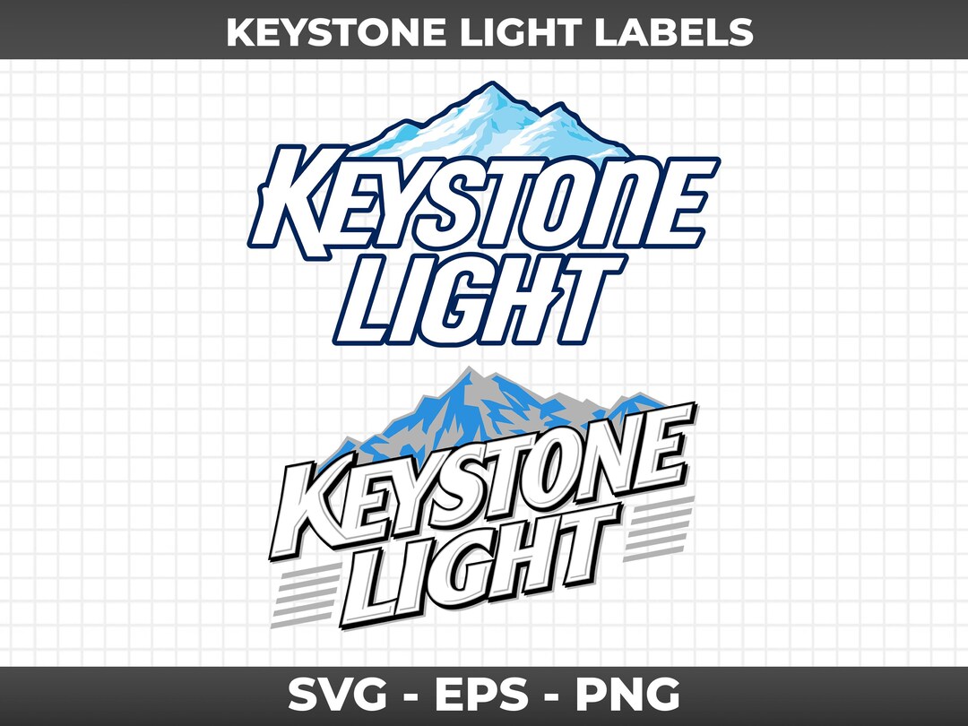 Keystone Light Label/ Graphic, Logo, SVG, PNG, Eps Cut Files, Cricut ...