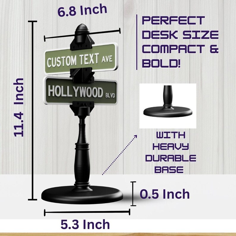 Custom Street Sign | FAFO Desk Sign Office Decor | Street Sign Pole ...