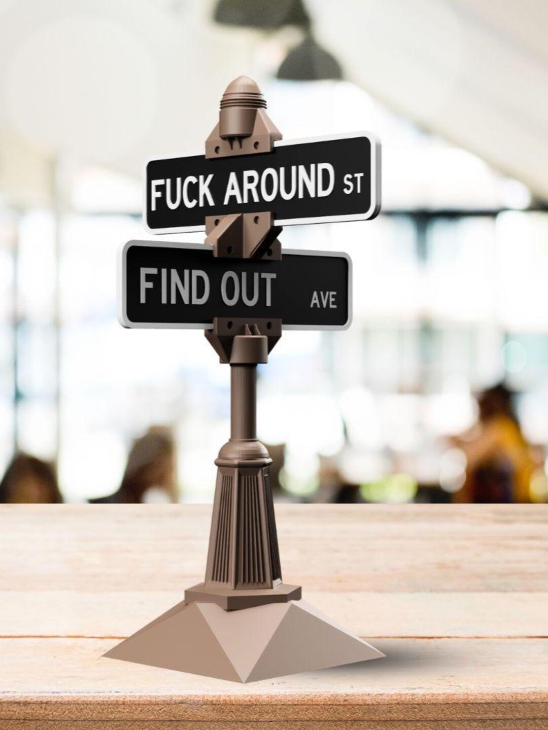 Personalized FAFO Desk Sign | Custom 3D Printed Street Sign Decor - Etsy
