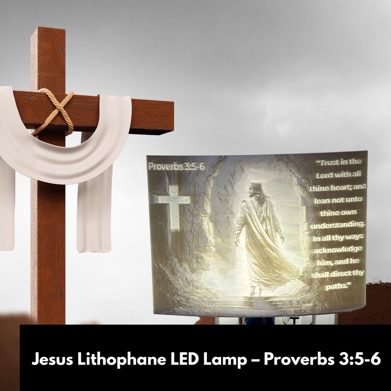 Jesus Christ Night Light Lithophane Lamp | Christian Gift - Etsy