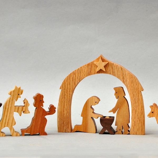 Nativity Creche - Etsy
