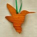 Wooden Bird Ornaments Cardinal Wren Humming Bird for - Etsy