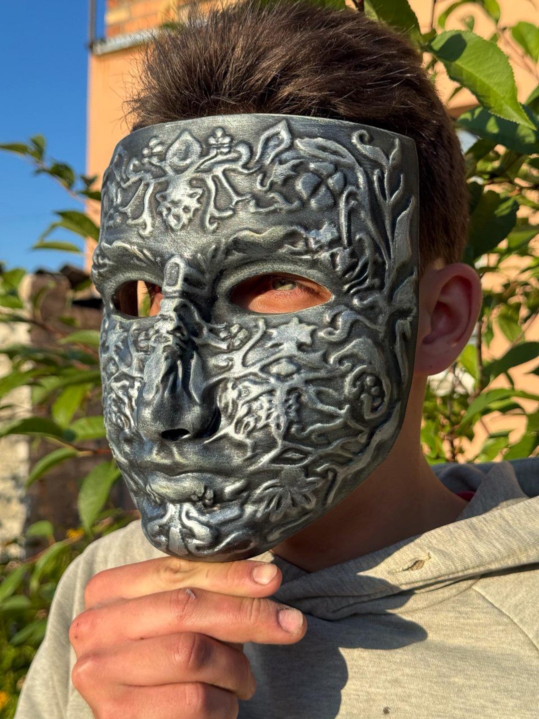 Leper King Baldwin IV Mask: Medieval Horror, Kingdom of Heaven Costume ...