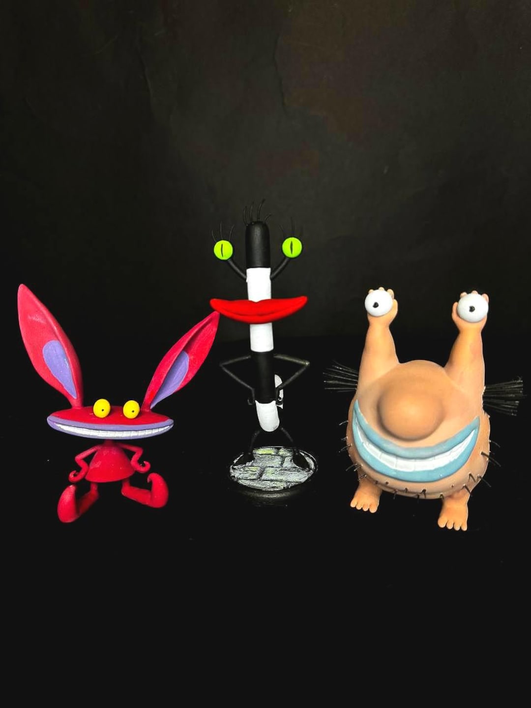 Aaahh!!! Real Monsters Horror Figures: 90s Cartoon Fan Art Halloween ...