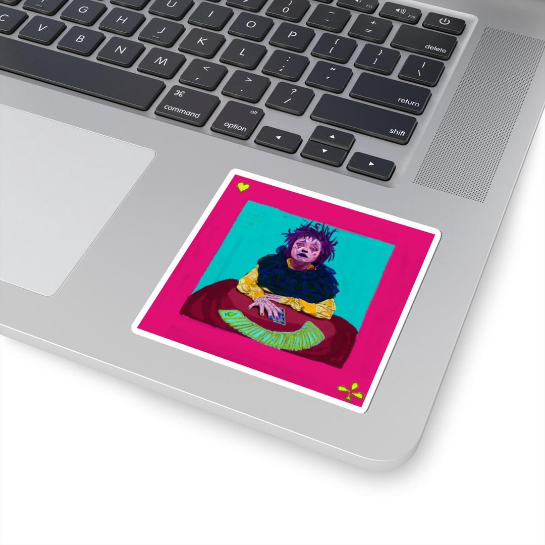 Trickster Jester Tarot Reader Sticker - Etsy
