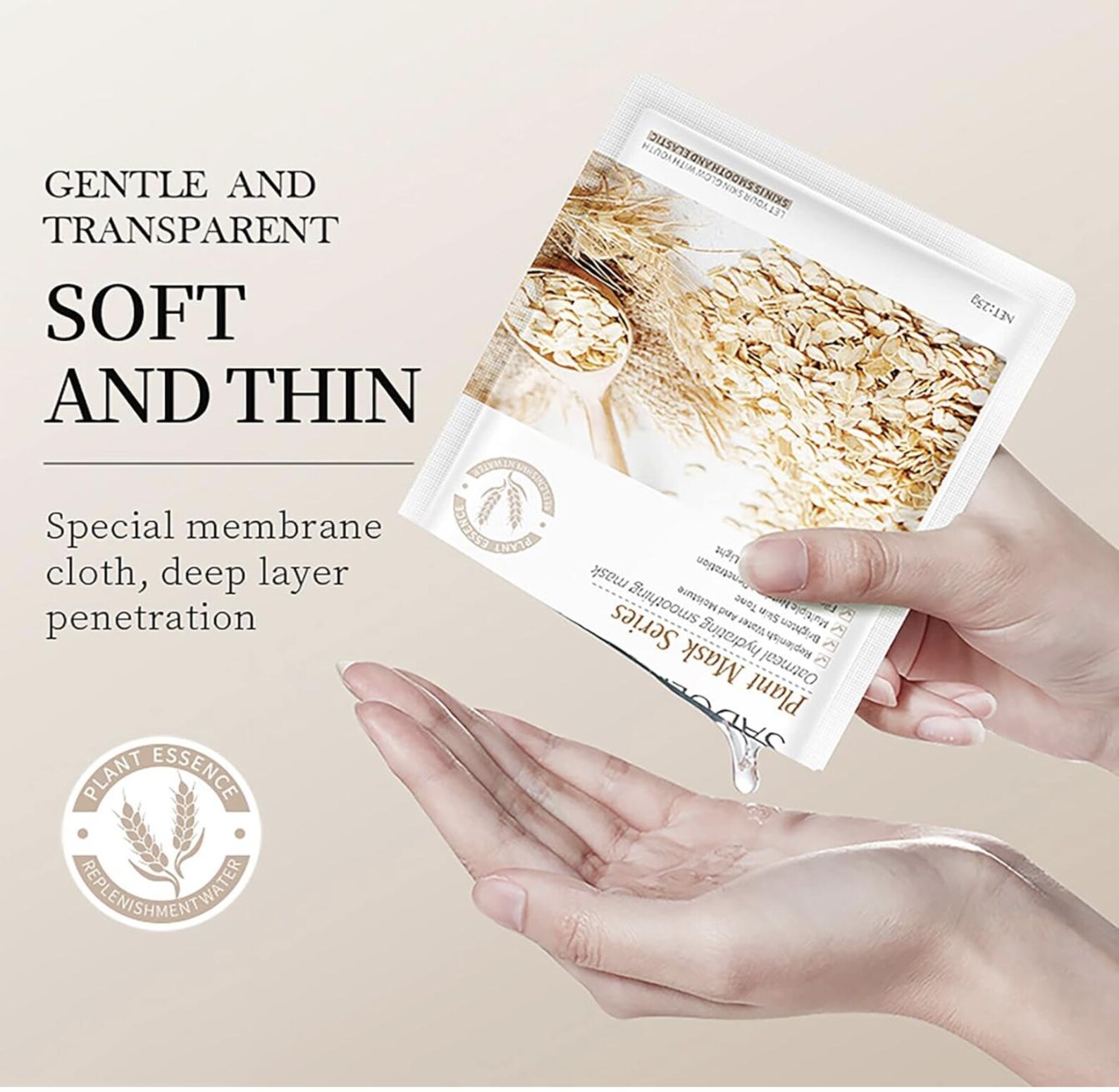 Organic Plant-based Korean Face Mask Set, Sheet Masks for Hydration ...