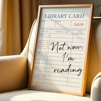 Vintage Library Card Collage Poster Print - Etsy
