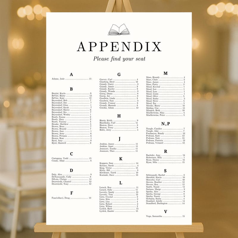 Appendix for Tables - Etsy