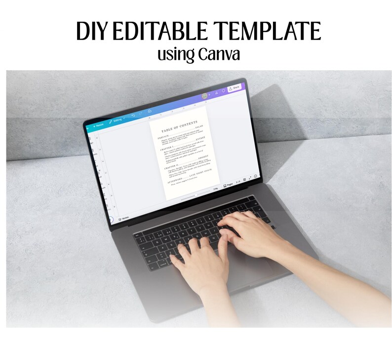Table of Contents Menu | Editable Digital File | Book Themed Wedding - Etsy