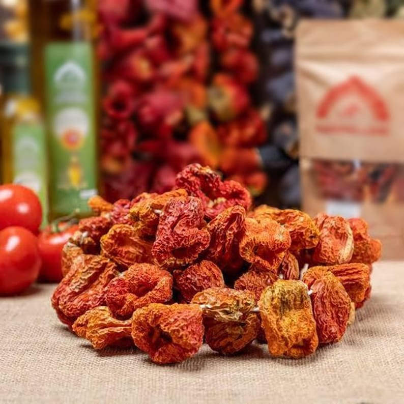 Sun-dried Red Peppers: Natural Turkish Gourmet Cooking Ingredient - 25 ...