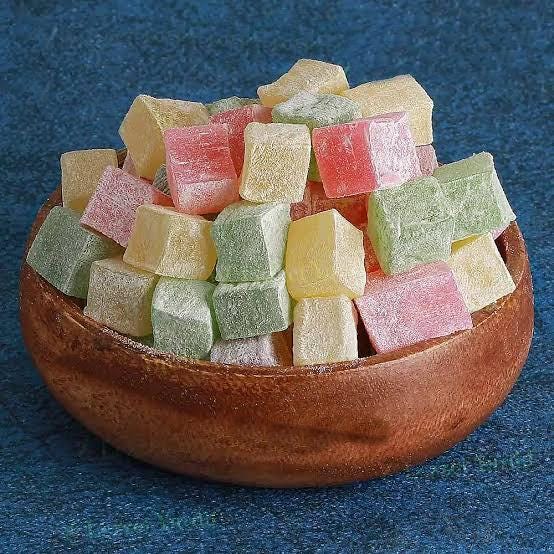 Assorted Turkish Delight: Mixed Fruit Flavors, Traditional Lokum - Etsy