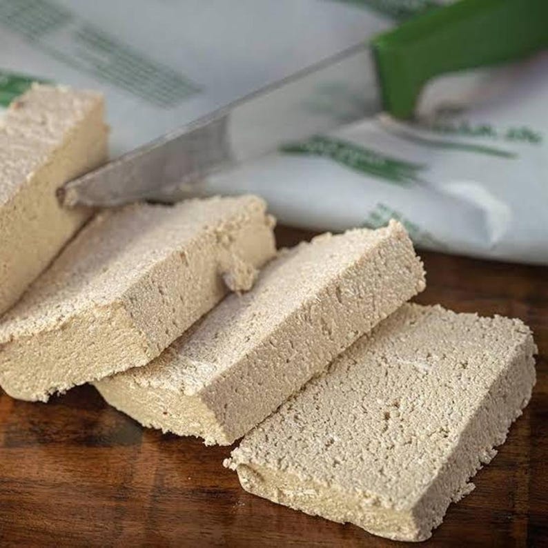 Traditional Turkish Tahini Halva – Natural Sweet Sesame Dessert ...