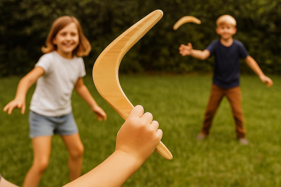 Wooden Boomerang, Boomerang, Toy Wood, Handmade Returning Boomerangs ...