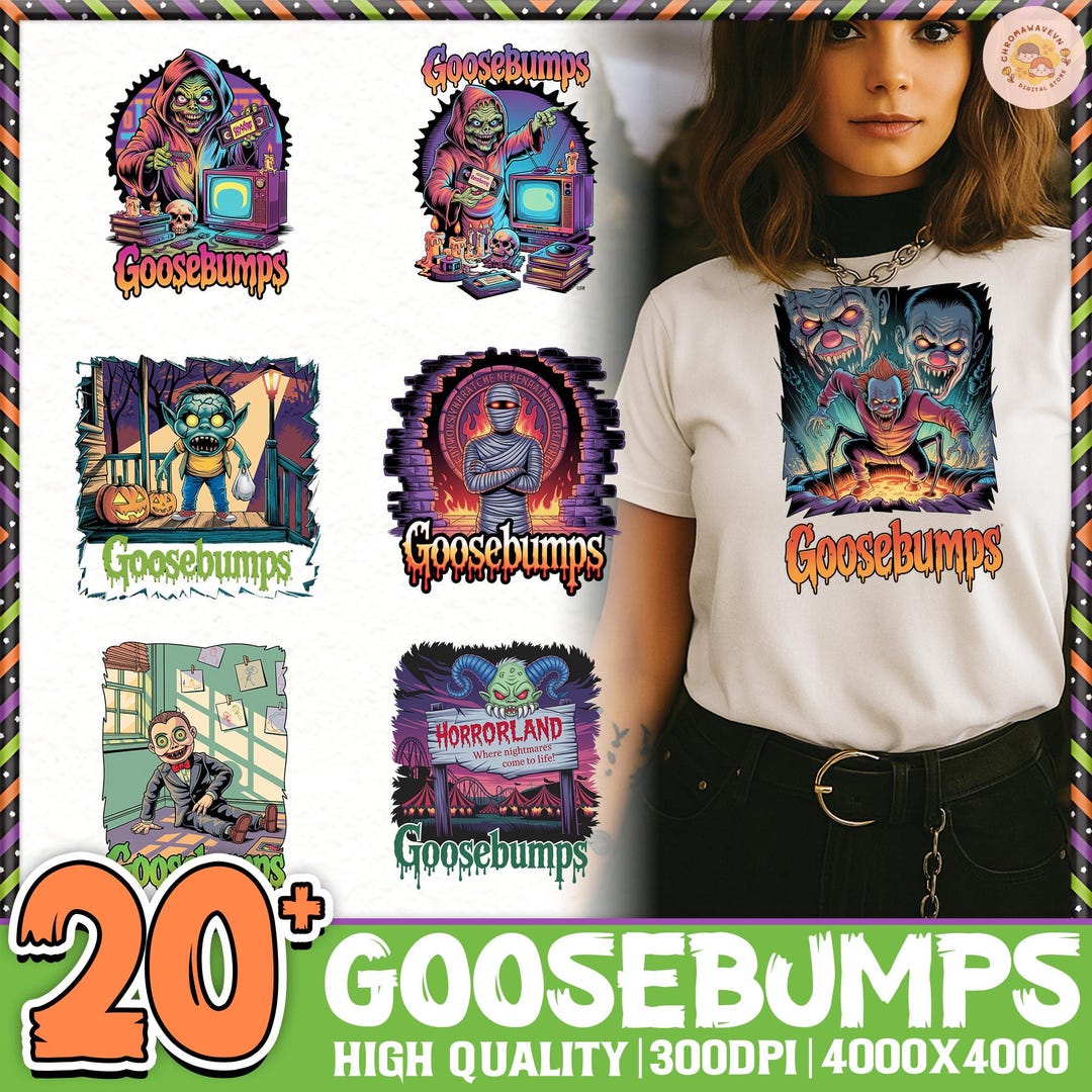 Horrorland Png Bundle, 20 PNG Goosebumps, Goosebumps Movie Png Bundle ...