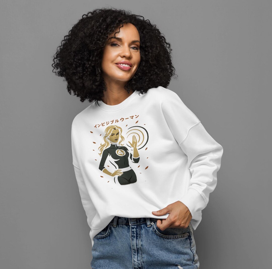 Marvel Rivals Sweatshirt – Invisible Woman Graphic – Japanese ...
