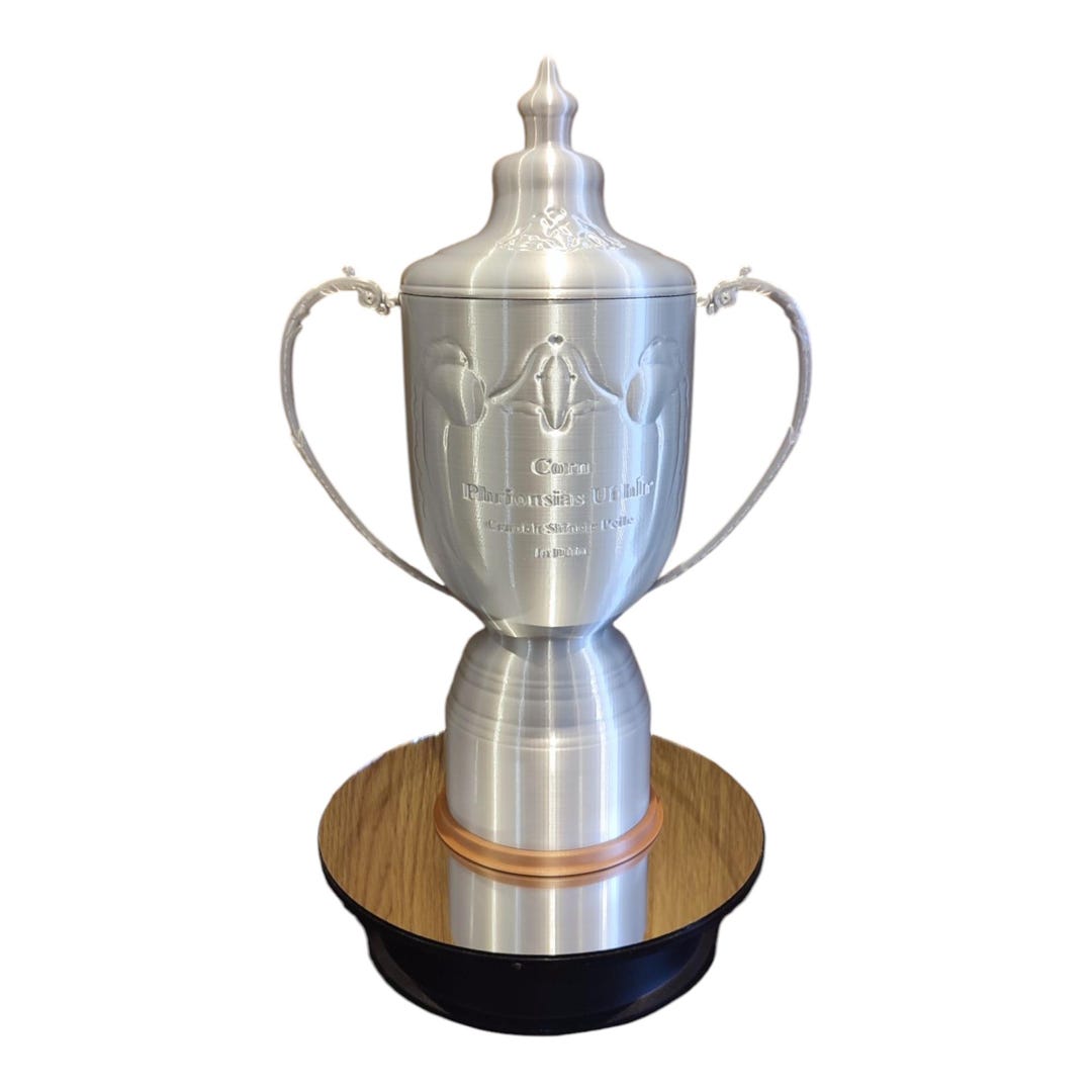 3D Printed Frank O'hare Trophy Replica, Memorabilia Gift - Etsy