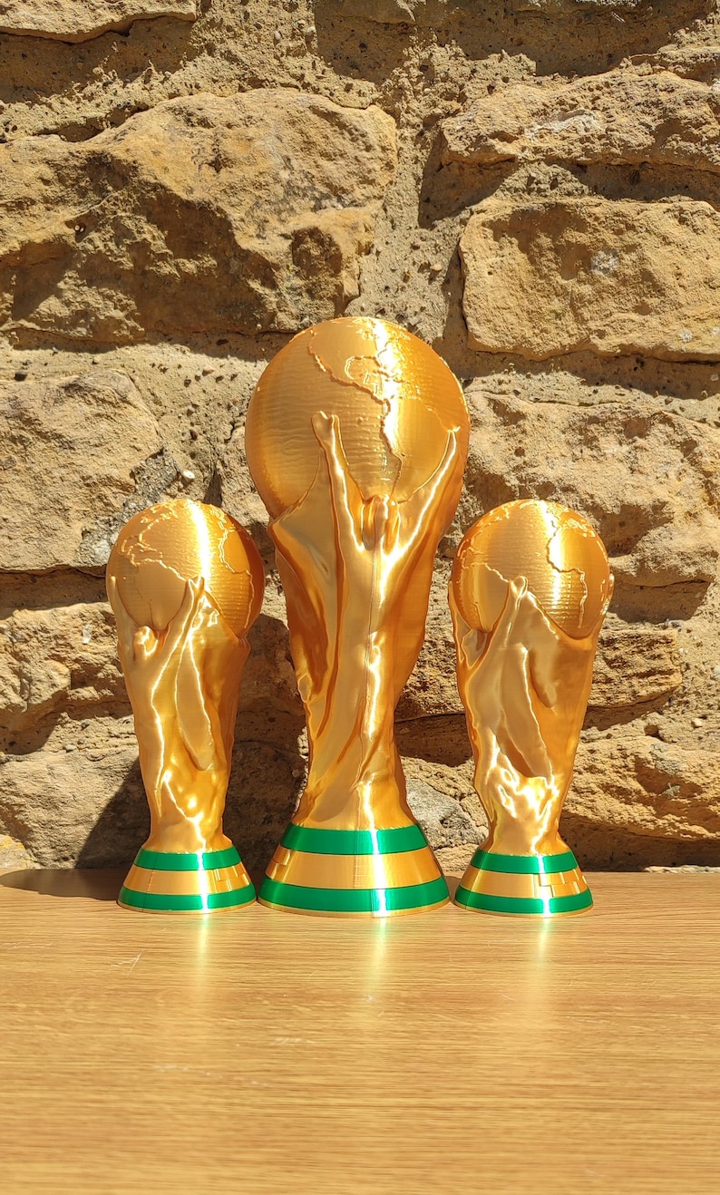 3d-printed World Cup Trophy Replica, Football Memorabilia - Etsy