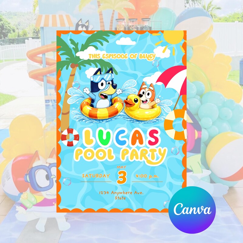 Boys Pool Party Banner - Etsy