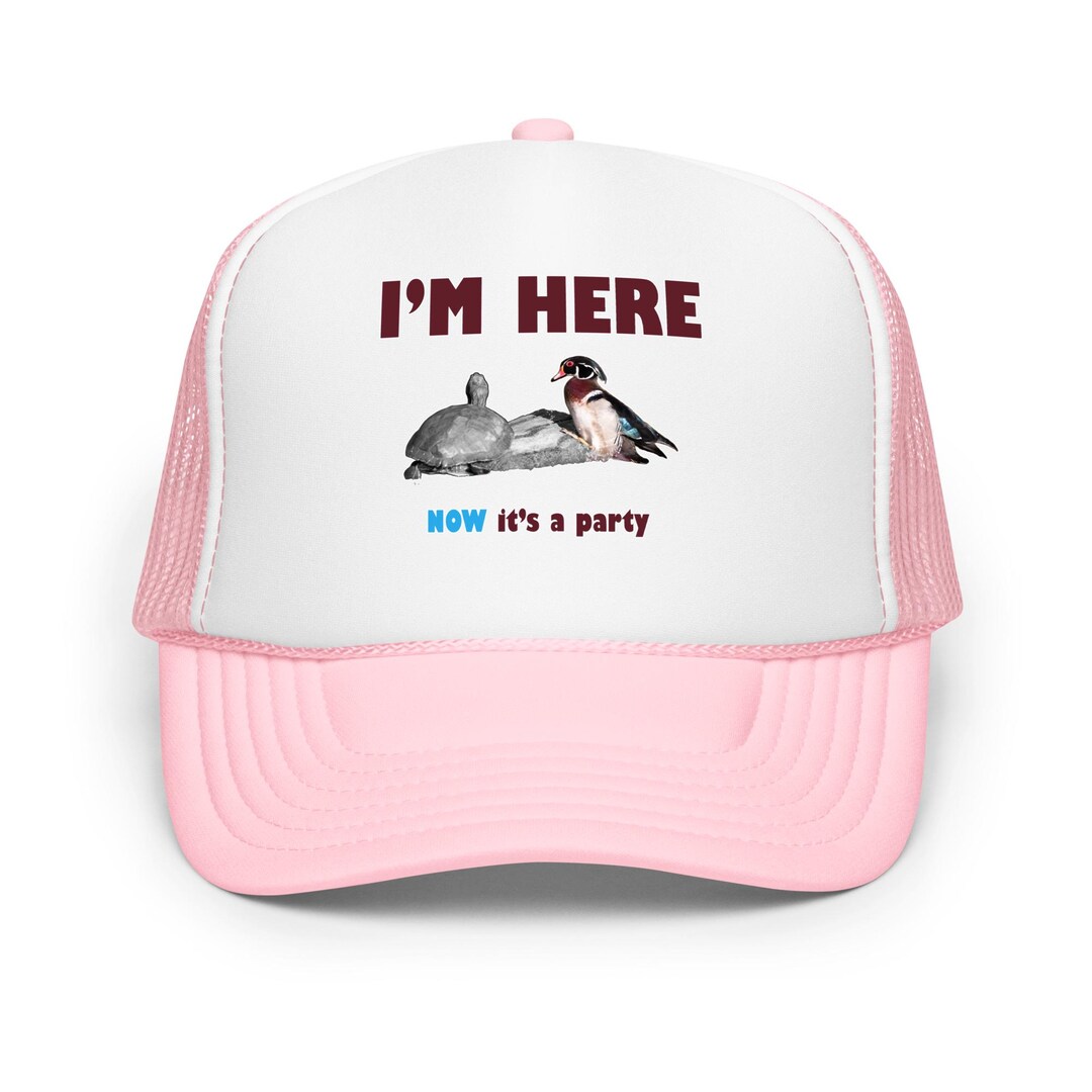 Wood Duck Party Trucker Hat: High-profile Foam 5-panel Cap - Etsy