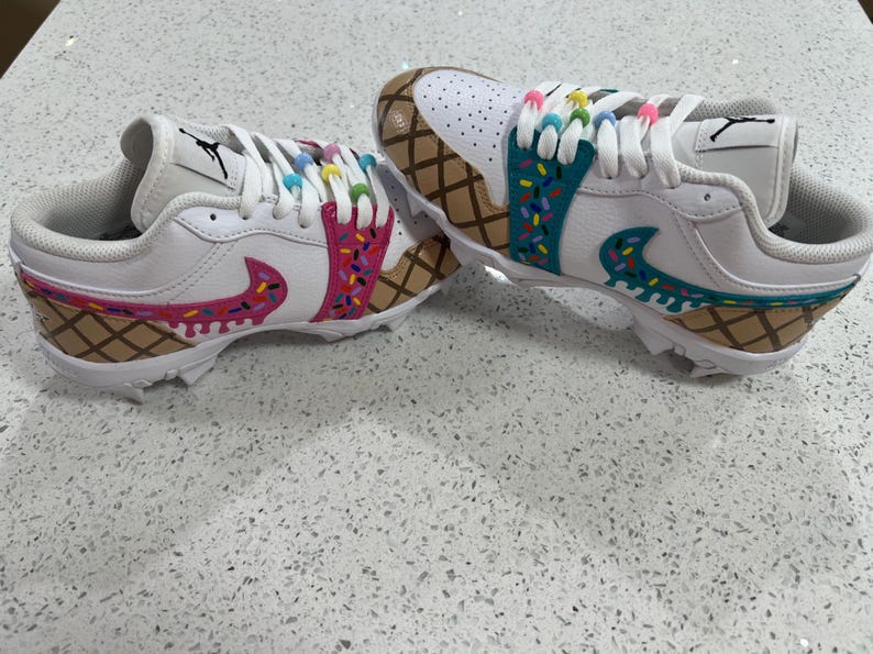 Youth Baseball Ice Cream Cleats - Etsy