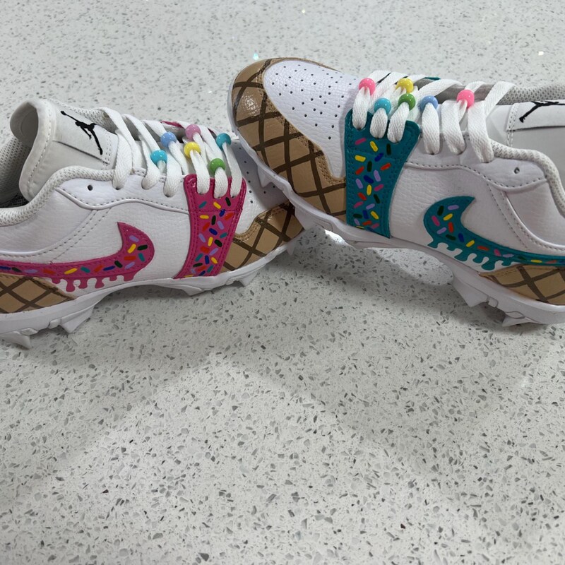 Ice Cream Baseball Cleats - Etsy