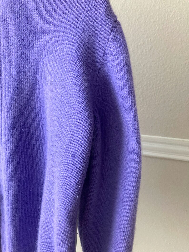 Vintage 60s Extra Large Lavender Wool Cardigan /retro 1960s Cardigan ...