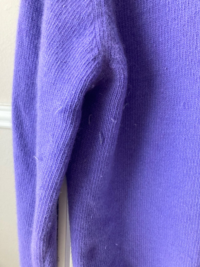 Vintage 60s Extra Large Lavender Wool Cardigan /retro 1960s Cardigan ...