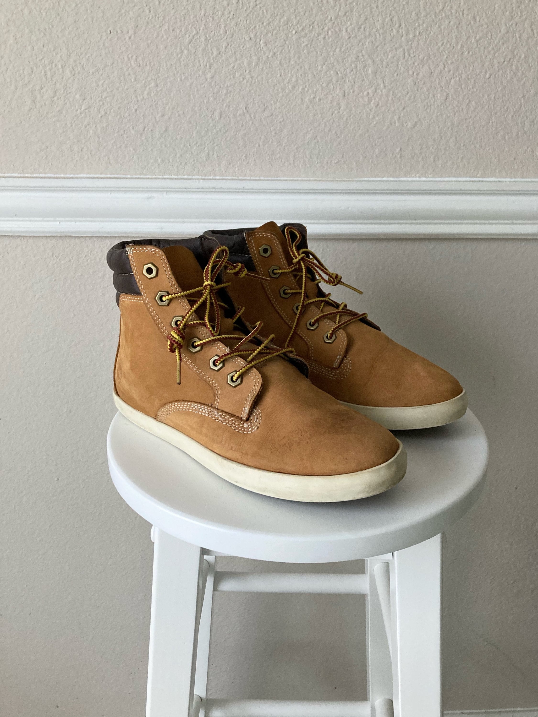 Vintage Timberland Boots/ 1990s 2000s Genuine Leather Womens Sneaker ...
