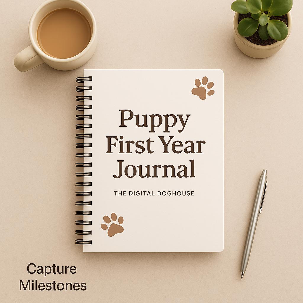 Puppy First Year Journal | Printable New Puppy Planner | Dog Memory ...