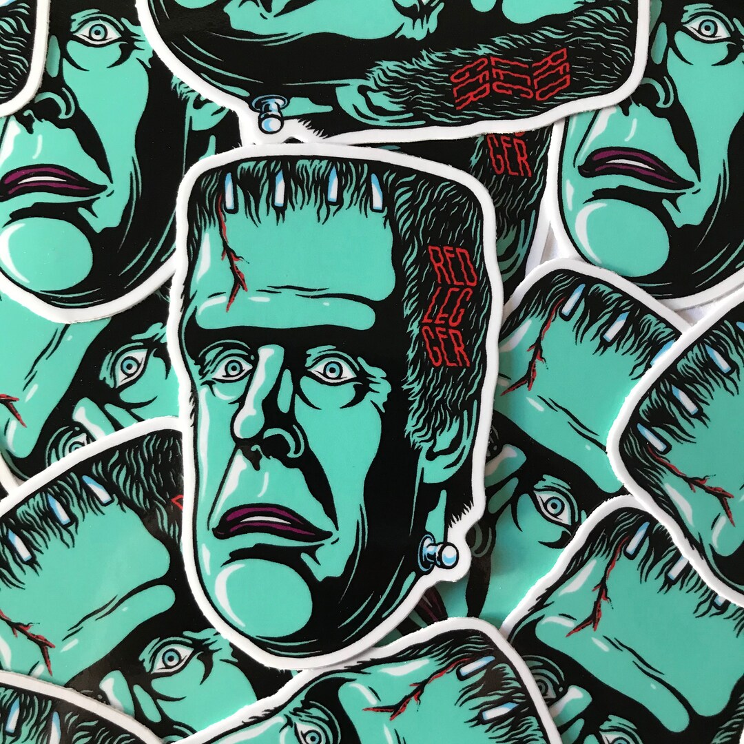 Herman Munster Sticker - Etsy