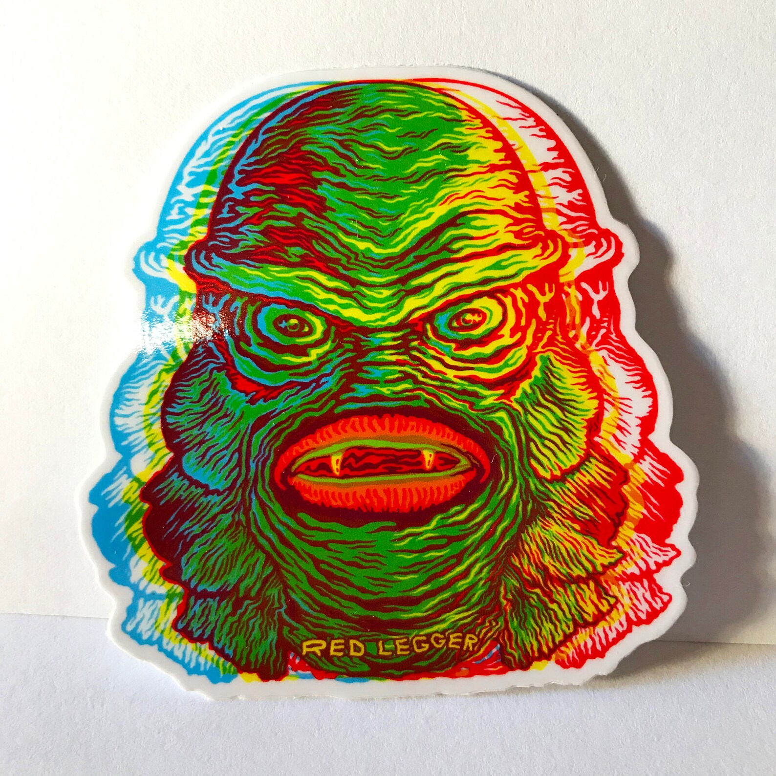 3D Creature Feature Sticker | Etsy