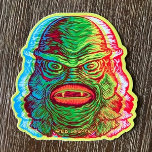 3D Creature Feature Sticker - Etsy