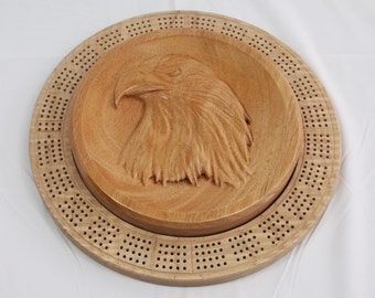 Four Player Cribbage Board Dragon Mahogany and Curly Maple - Etsy