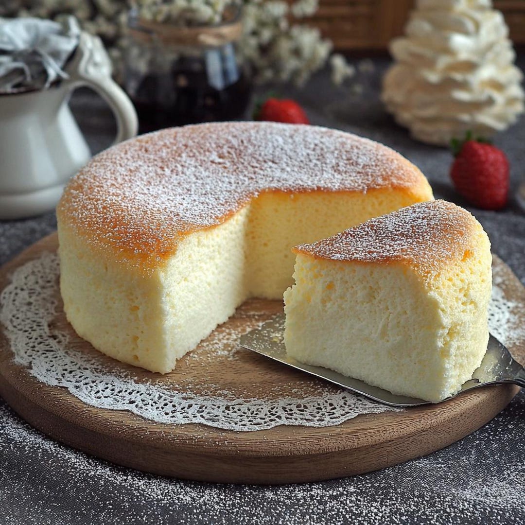 BEST RECIPE for Homemade Fluffy Cloud Cheesecake Recipe | Japanese Soufflé Cheesecake | Light ...